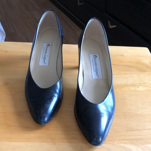 Etienne Aigner | Shoes | Etienne Aigner Leather Heels Fits Size 8 ...